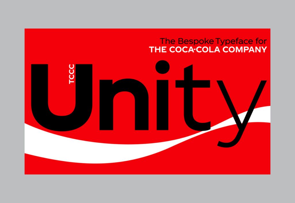 TCCC Unity: Hausschrift der Coca-Cola Company › scape | grafische Anstalten